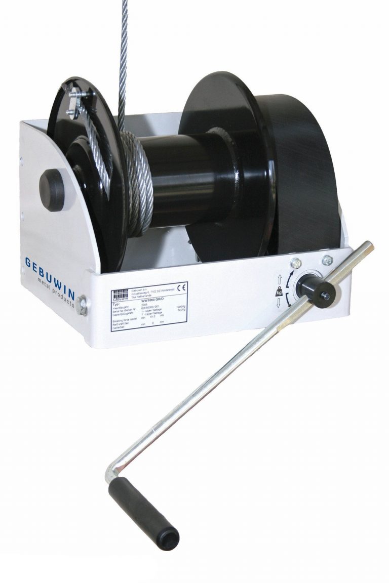 Gebuwin - Ww Type Gr/d/ex Single Drum Atex Wormgear Winch (Wg) (156-2 ...
