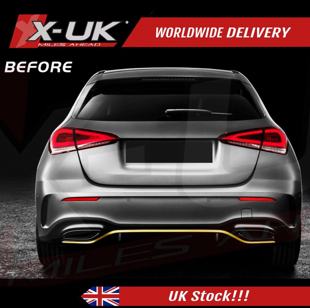 Mercedes A Class W177 A45S Style Body Kit And Gloss Black Aero Kit ...