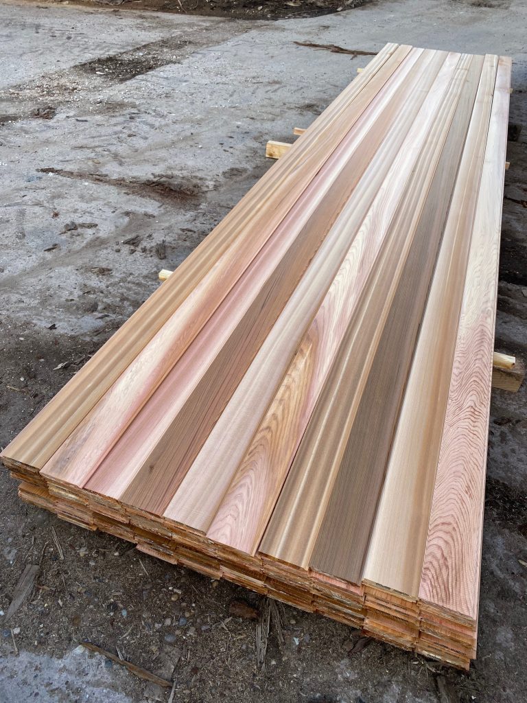 Buy Canadian Western Red Cedar No.2 Clear & Better T&G Cladding Sample ...