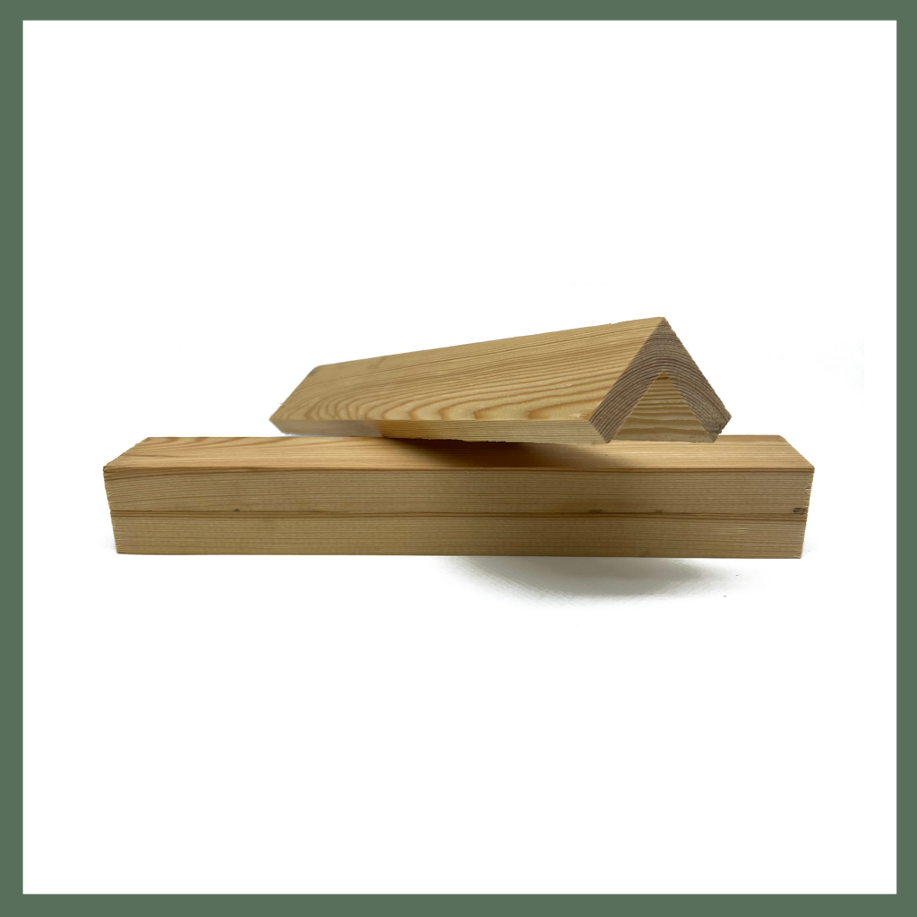 Siberian Larch L-Shape Corner 4.0m / L-Shape - J F Timber - INYDY