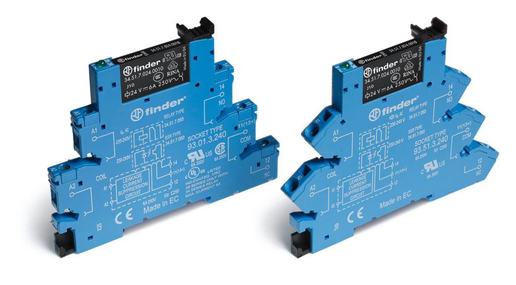 Finder 24V ac/dc DIN Rail Interface Relay Module, SPDT - INYDY