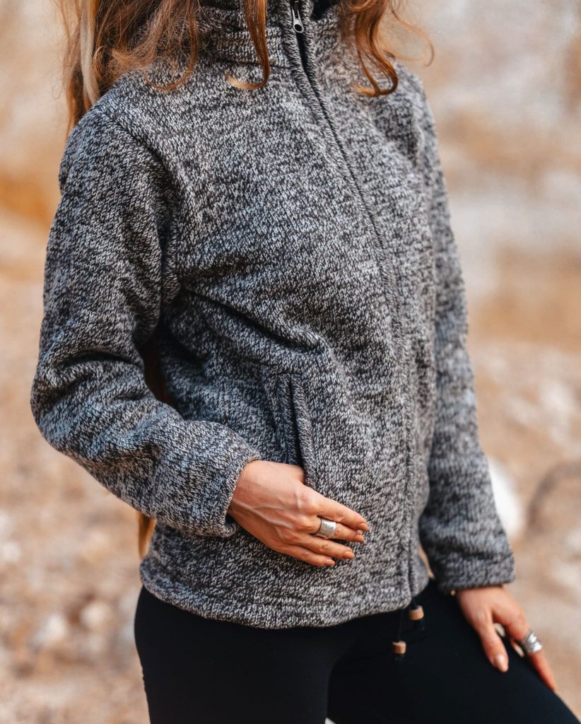 Wool Jacket - Marl - Brown - Large - The Karmic Chameleon - INYDY